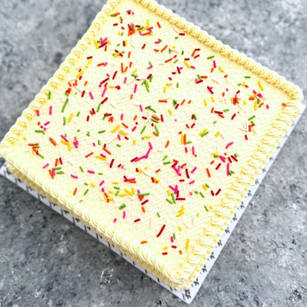 Ribbon Cake - The Fab