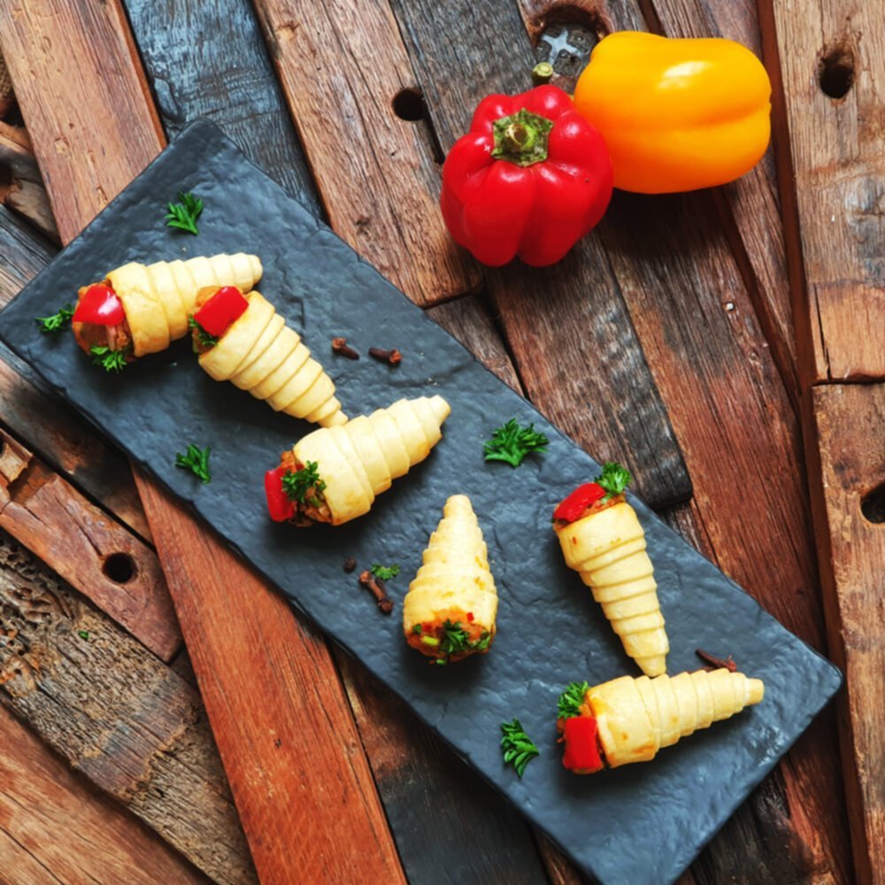 Spicy Chicken Cone Cocktail - The Fab