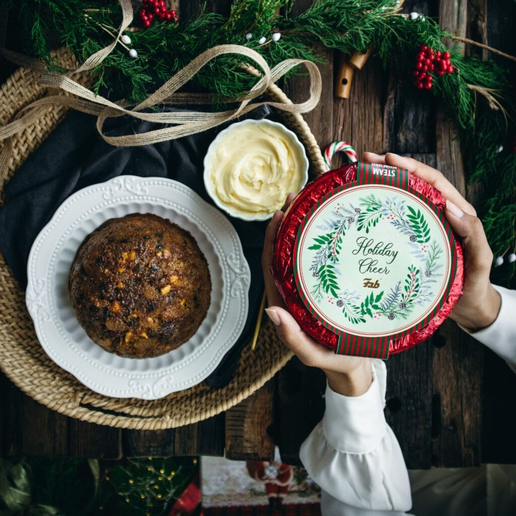 Plum Pudding with Vanilla Butter - The Fab